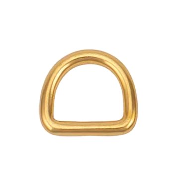 Solid Brass D Ring